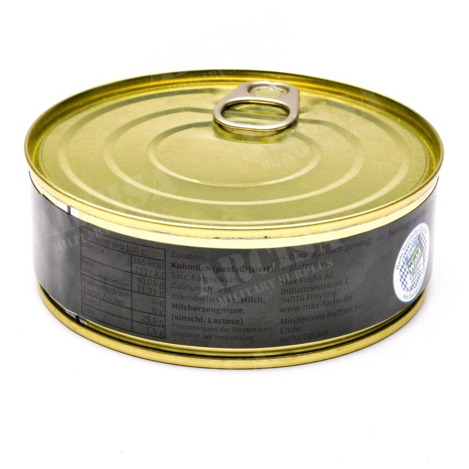 Emergency ration army survival food canned Gouda cheese 200g can | eBay