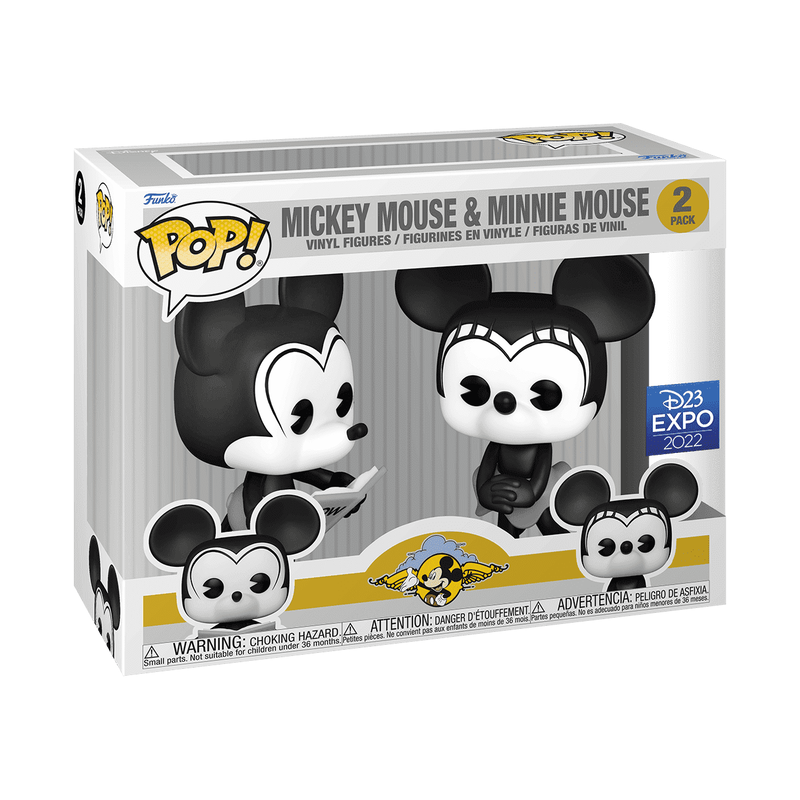 Funko Pop Disney Pilot Mickey Mouse & Minnie Mouse special edition ...