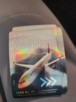 2022 Delta Airlines Trading Card Airbus A330 Pilot Trading Delta #59 | eBay