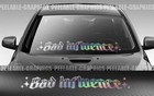 Bad Influence Windshield Banner Decal Sticker JDM Car Truck SUV Window ...