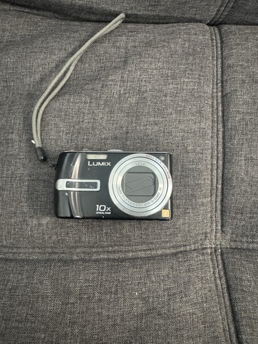 Panasonic Lumix DMC-TZ3 7.2MP 10x 28mm Wide Leica CCD TESTED No Battery ...