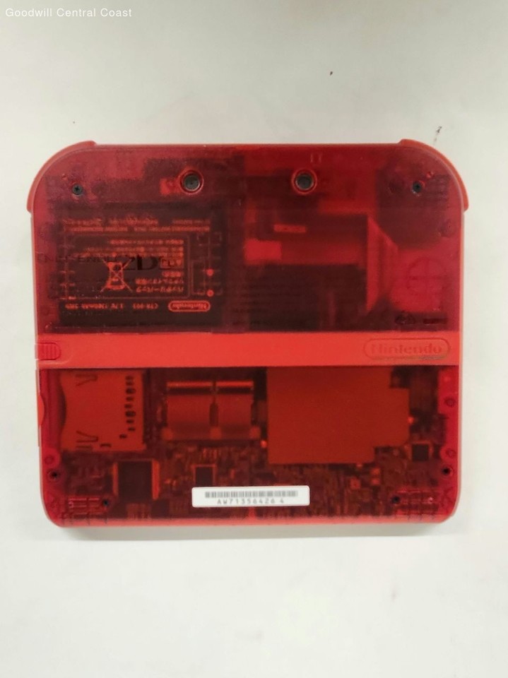 Nintendo 2DS Red Shell Console - For Parts/Not Working | eBay