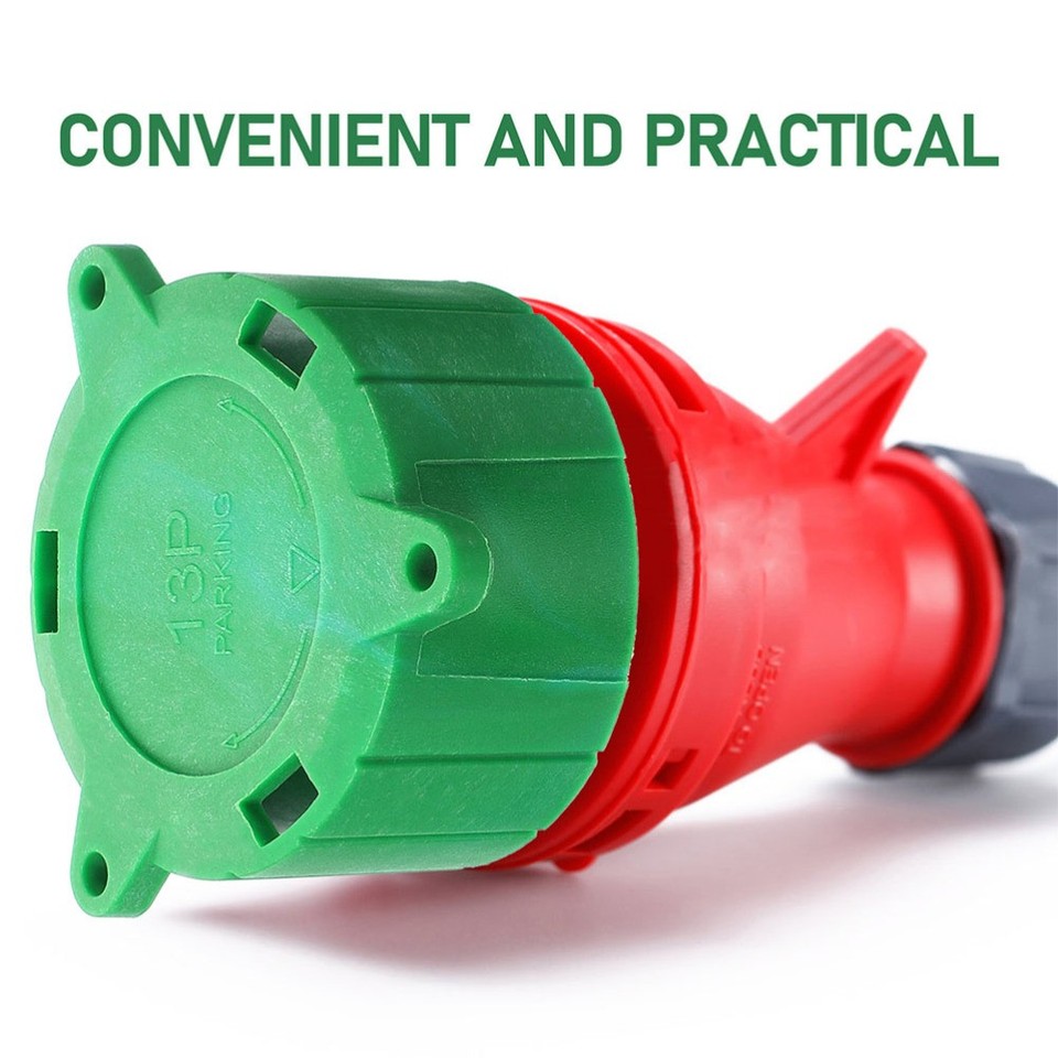 2 Pcs 13 Pin Socket Plug Cap 13p Alignment Trailer Connector Cover | eBay