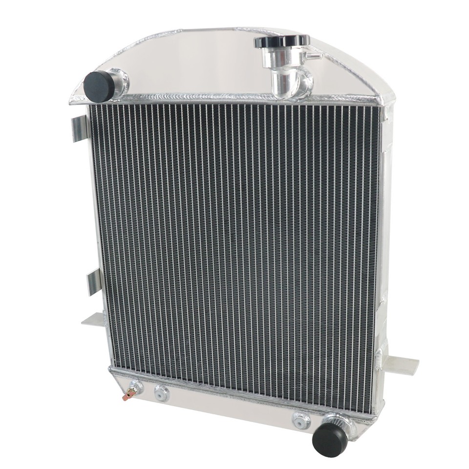 4 ROW Aluminium Radiator For 1917-1927 Ford Model T Bucket Chevy V8 AT ...