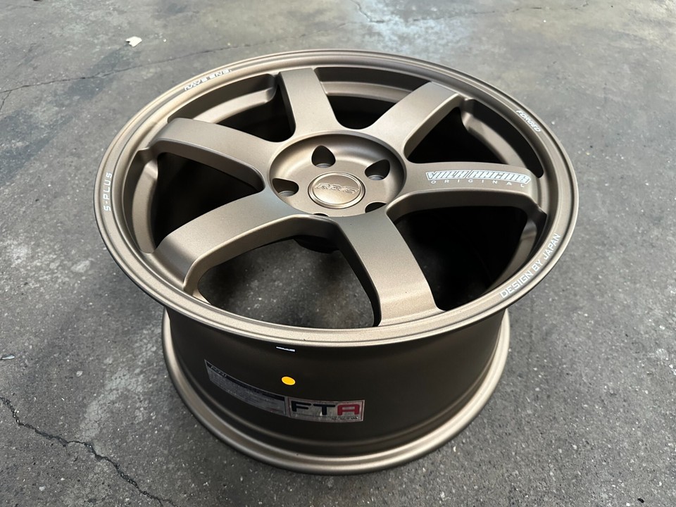 New 18x9.5 ET44 5x120 AOW TE37 SAGA S Plus BRONZE Wheel CIVIC TYPE R ...