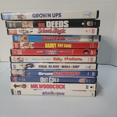 Lot of 12 Comedy DVD Movies Various Titles Comedy And Action Rated PG ...