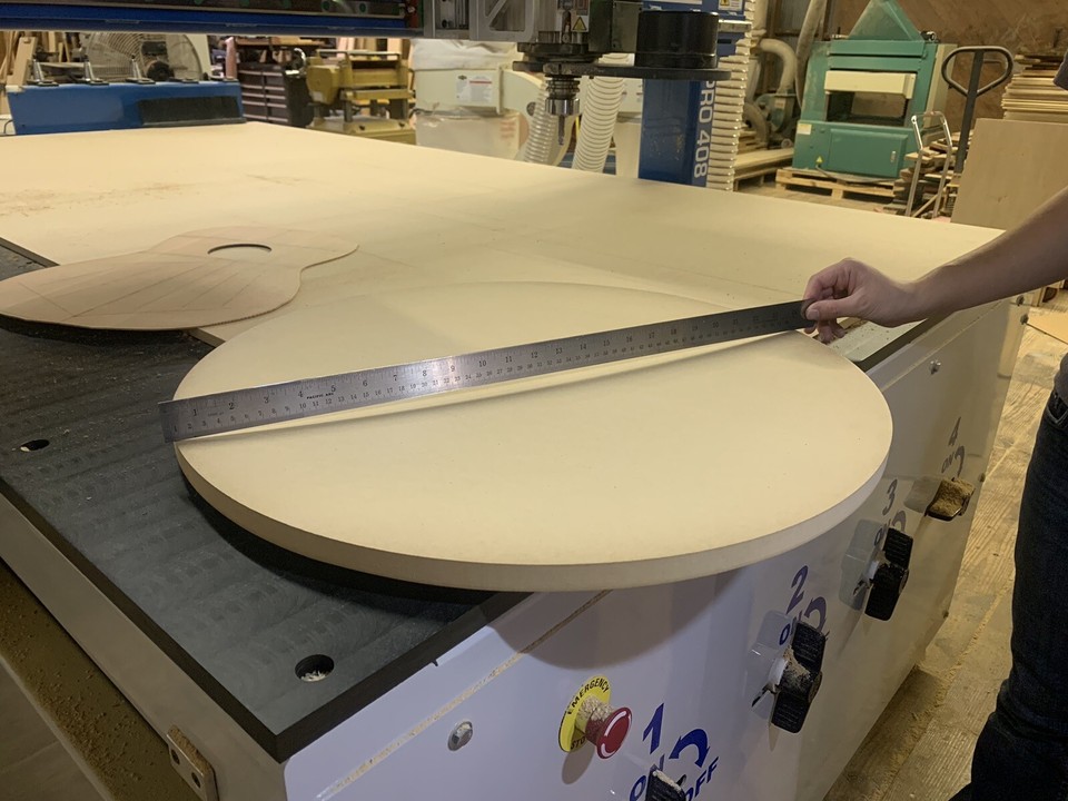 Custom Guitar Building Radius Dish Luthier Tools 40' foot Radius Dish ...