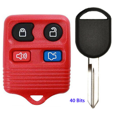 Replacement for Ford Lincoln Mercury Keyless Entry Car Key Fob+40 Bits ...