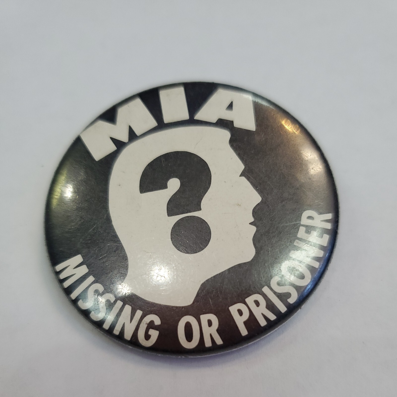1R Vintage Mia Missing or Prisoner Button Pin 1 3/4 Inches | eBay