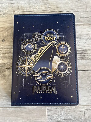 New Disney Cruise Line Wish Inaugural Sailing Leather Notebook Journal ...