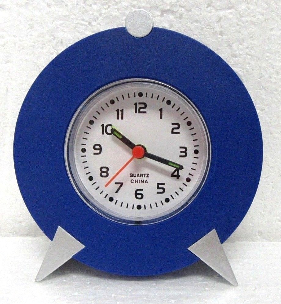 ** ROCKET SHIP CLOCK ** Outer Space Theme - Blue Round - Boy, Girl ...