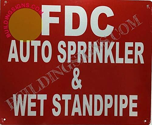 Fdc Sign Inside FDC Signs Order Fire Department Connection Signs