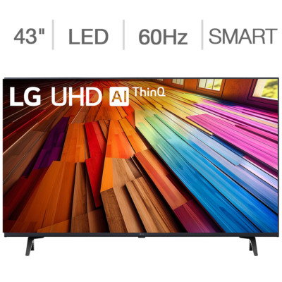 LG 43" UT8000 4K UHD Smart LED TV WebOS HDR AI Processor Magic Remote ...