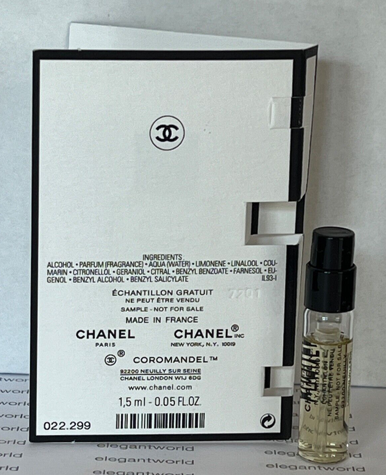 Chanel Coromandel Les Exclusifs de Chanel Eau de Parfum Sample Spray ...
