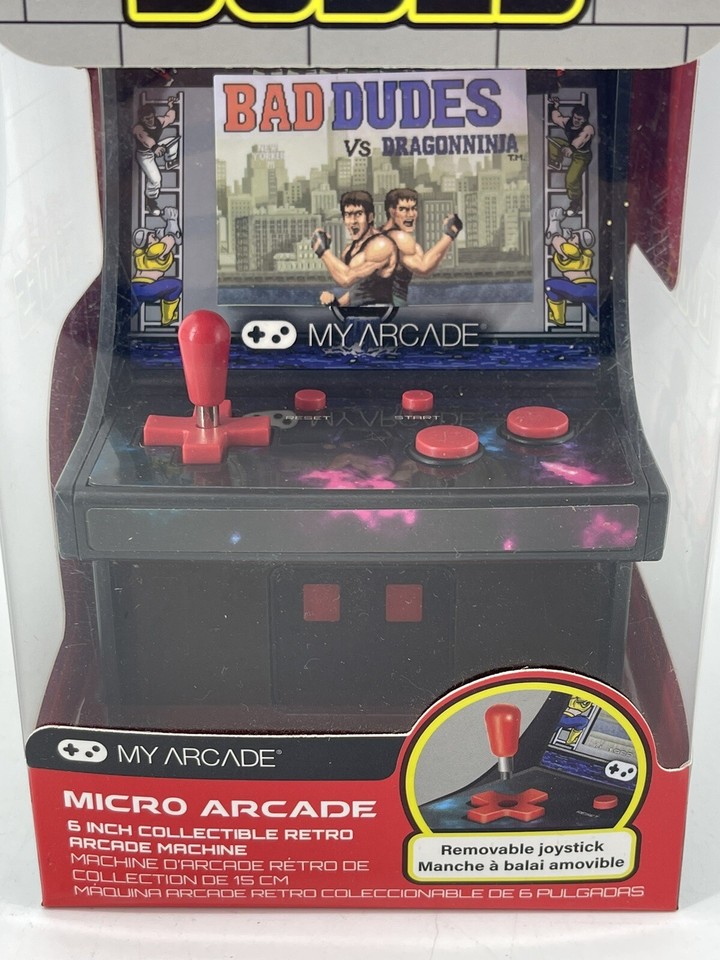 Bad Dudes My Arcade Collectible 6” Retro Arcade Machine Game Sealed ...