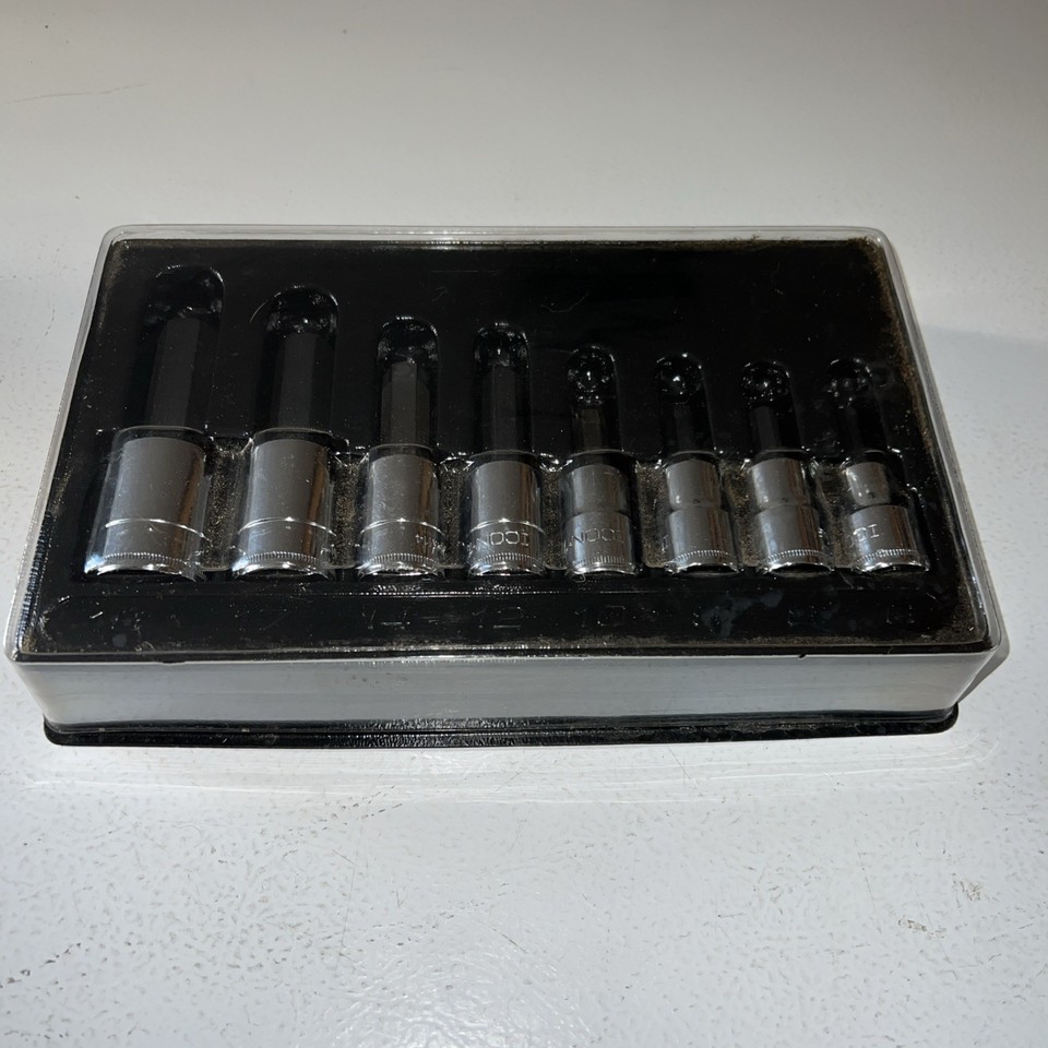 Icon Professional hex socket set metric 8pc 1/2 drive | eBay