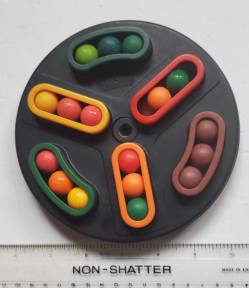 Vintage Binary Arts Back Spin Brain Teaser Puzzle Game | eBay