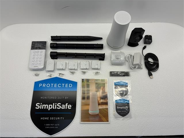 SimpliSafe Wireless Home Security Kit with Alexa and Google 10 Piece ...