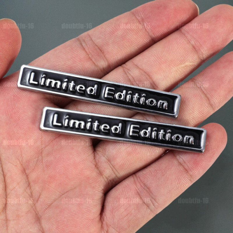 2pcs 3D Limited Edition Logo Emblem Badge Metal Sticker Decals Car ...