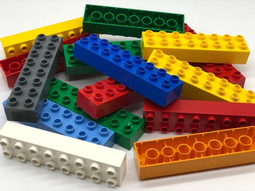 Lego Duplo lange Steine Noppen 12er 16er 20er 2x6 2x8 2x10 | eBay.de