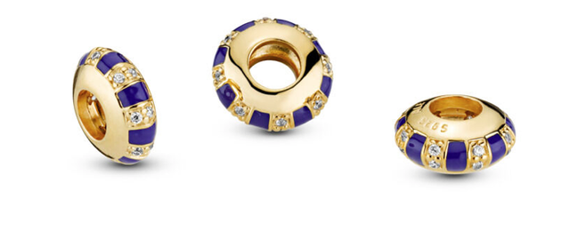 Authentic PANDORA Exotic Stones & Stripes Spacer PANDORA Shine 768029CZ ...