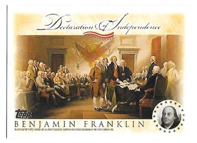 2006 Topps Declaration Of Independence Benjamin Franklin | eBay