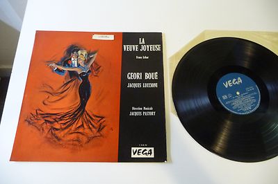 LA VEUVE JOYEUSE FRANZ LEHAR LP GEORI BOUE JACQUES PASTORY ART COVER O ...