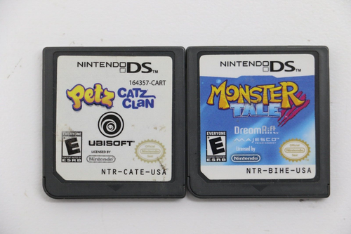 Nintendo DS Game Lot of 2 (Monster Tale, Petz Catz Clan) | eBay