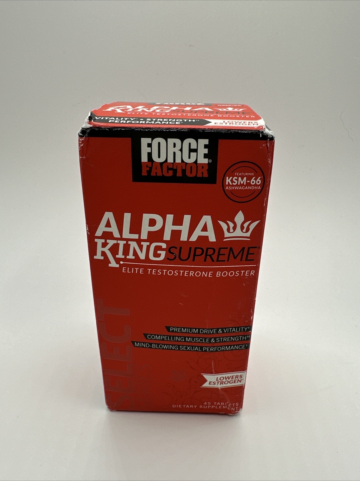 Force Factor Alpha King Supreme Dietary Supplement - 45 Tablets ...