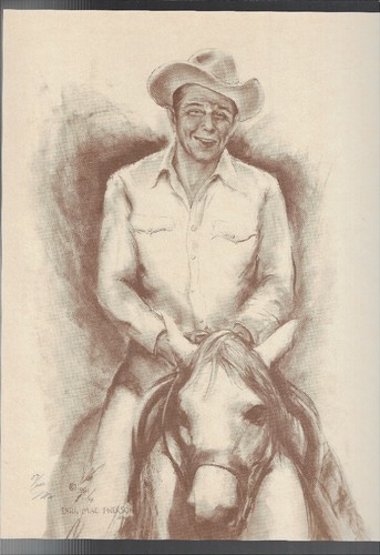 Ronald Reagan Back In The Saddle Again by Earl MacPherson Signed & Numb ...
