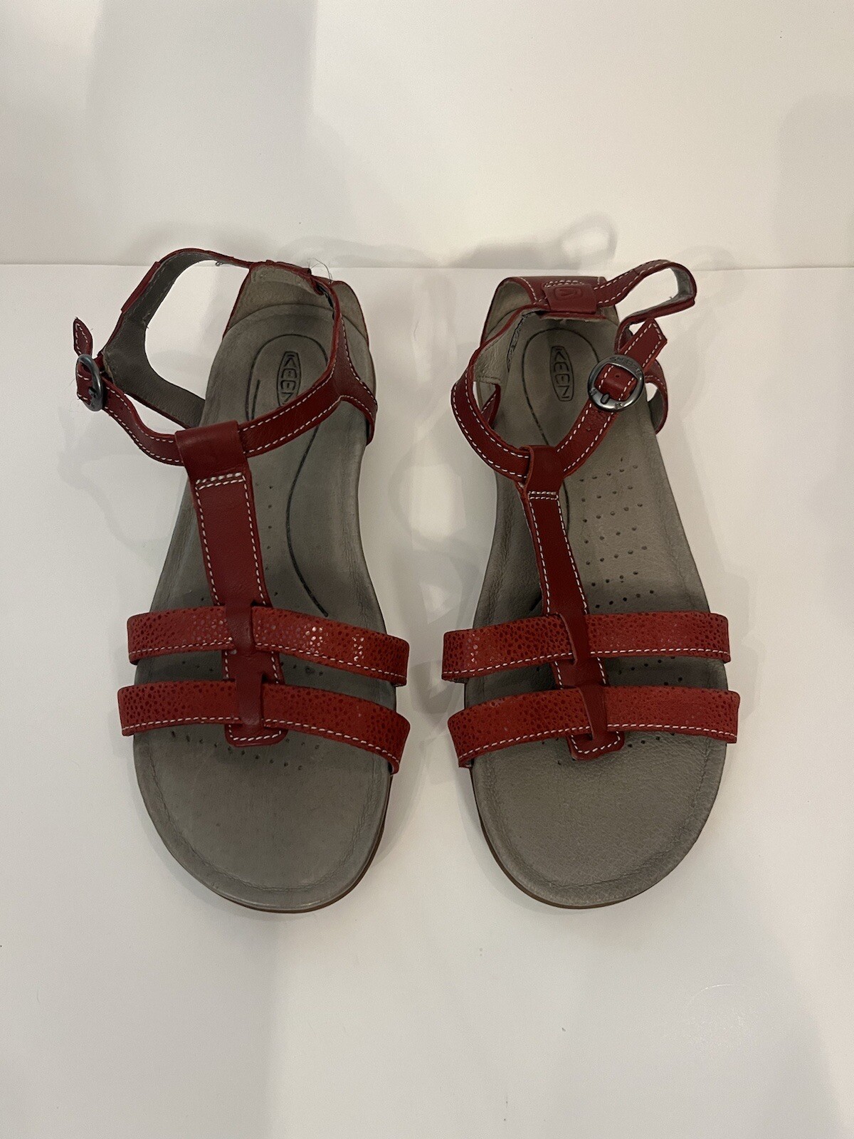 KEEN Womens Sandal Sz 8 Outdoor Red Fabric Strap - New Without Box | eBay