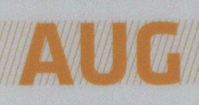 AUG August Month Sticker for California Retro Vintage License Plate YOM ...