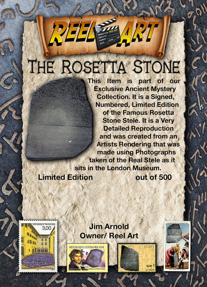 Rosetta Stone, Highly Detailed, Full Color Signed Book, Limited Edition ...