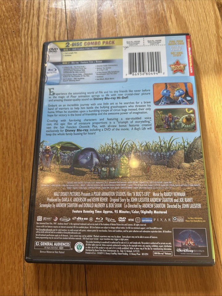Disney Pixar - A Bug's Life (DVD + Blu-Ray) Classics Edition w ...