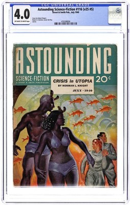 Astounding Science Fiction Pulp / Digest Vol. 25 #5 CGC 4.0 1940 ...