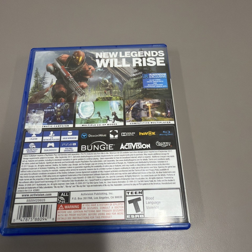 Destiny 2 - PlayStation 4 PS4 Rated Teen | eBay