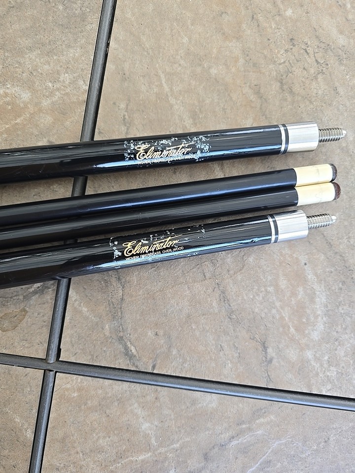 Eliminator Pool Cue Woven Graphite Over Wood | eBay