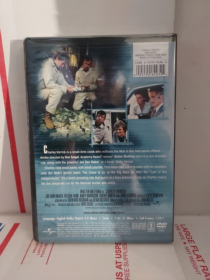 Charley Varrick DVD Walter Matthau NEW Sealed - #119 25192620324| eBay