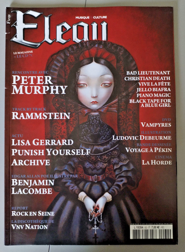 ELEGY 62 - MAGAZINE MUSIQUE - PETER MURPHY RAMMSTEIN LACOMBE | eBay