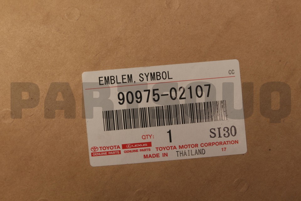 9097502107 Genuine Toyota EMBLEM SYMBOL 90975-02107 | eBay