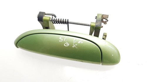 RENAULT SCENIC MK1 2002 LHD REAR LEFT DOOR EXTERIOR HANDLE GREEN ...