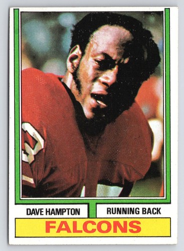 1974 Topps #55 Dave Hampton - Falcons - Nrmt | eBay