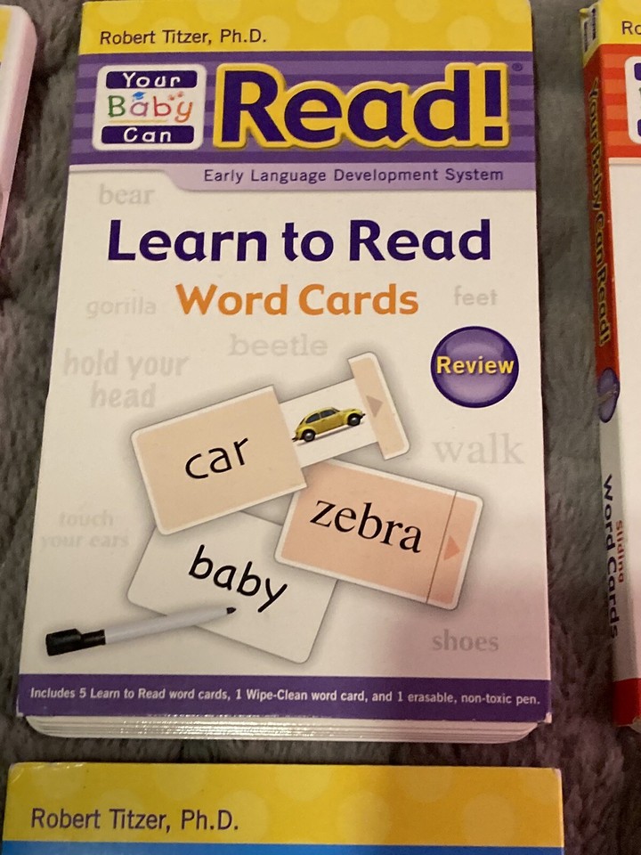 Your Baby Can Read YBCR Deluxe Kit - Slider Books, DVDs, Word Cards ...