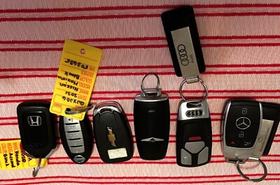 Lot of 6 Different Key Fobs. Dealer left over key fobs. | eBay