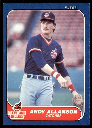 1986 Fleer Update Andy Allanson Baseball Cards #U-2 | eBay