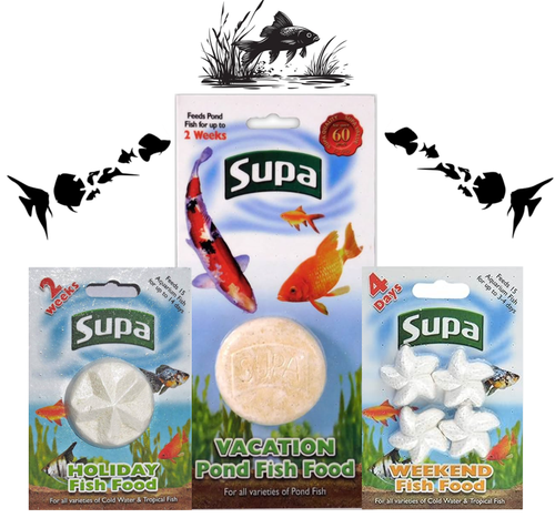Supa Holiday Weekend Vacation Fish Food Feeding Block Tropical ...