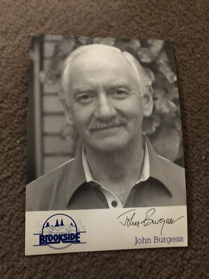 JOHN BURGESS (BROOKSIDE) PRESIGNED CAST CARD | eBay