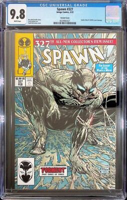 Spawn #327 CGC 9.8 Spider-Man Homage Variant | eBay