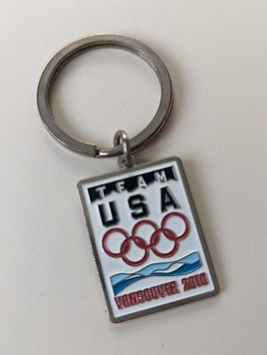 Team USA 2010 Vancouver Olympics Key Chain Canada Winter Olympic Games ...