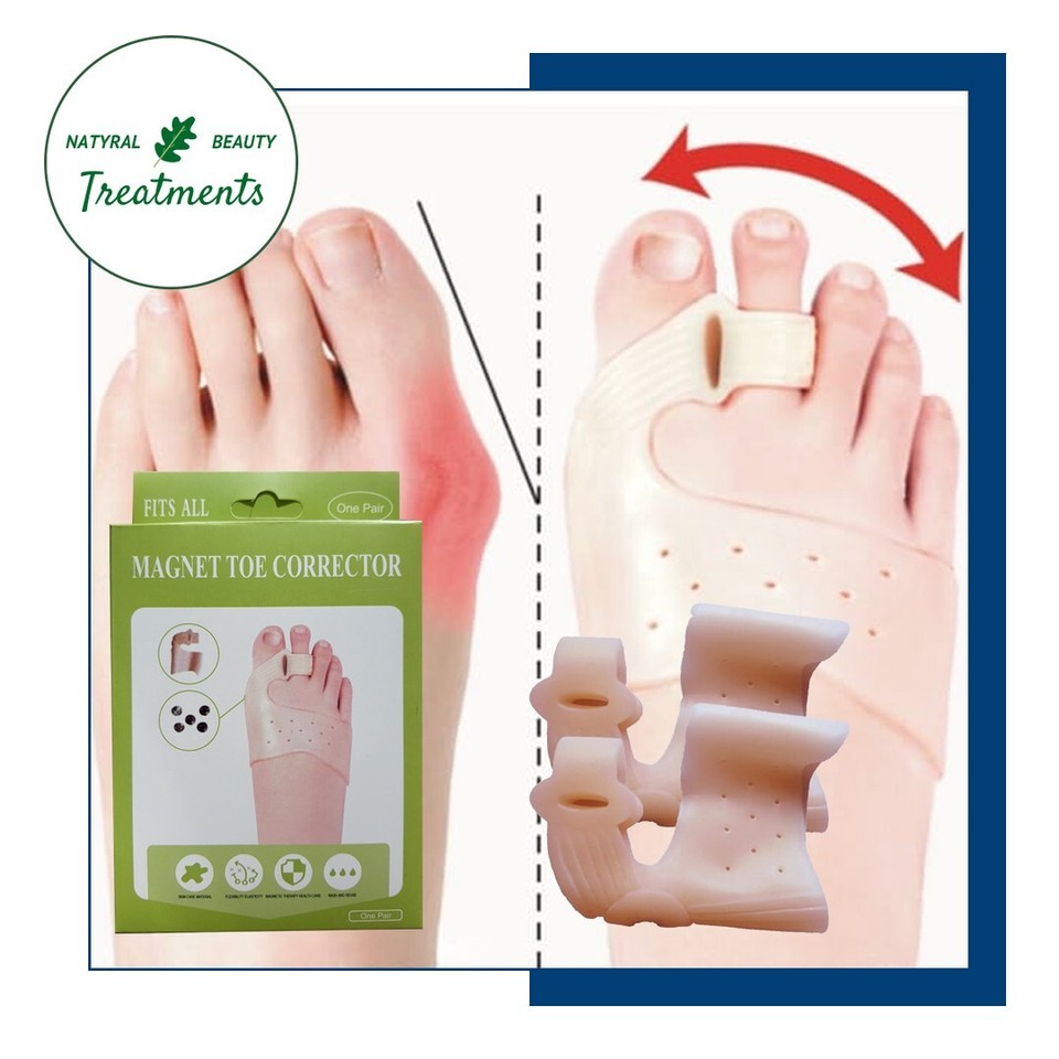 Magnet Toe Corrector Orthotics Hallux Valgus Protector Guard Soft ...